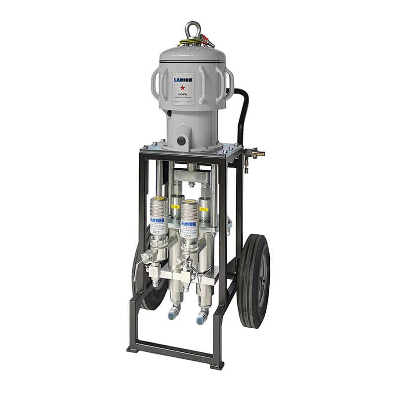 ENG. 1012 2K NOVA 23:1 - Pneumatic injection systemOne motor - Two pump ...