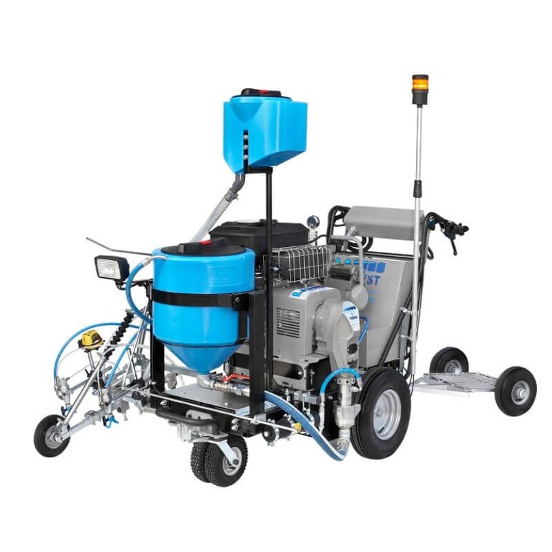 Everest TH self-propelled airless piston line marker – Petrol engine ...