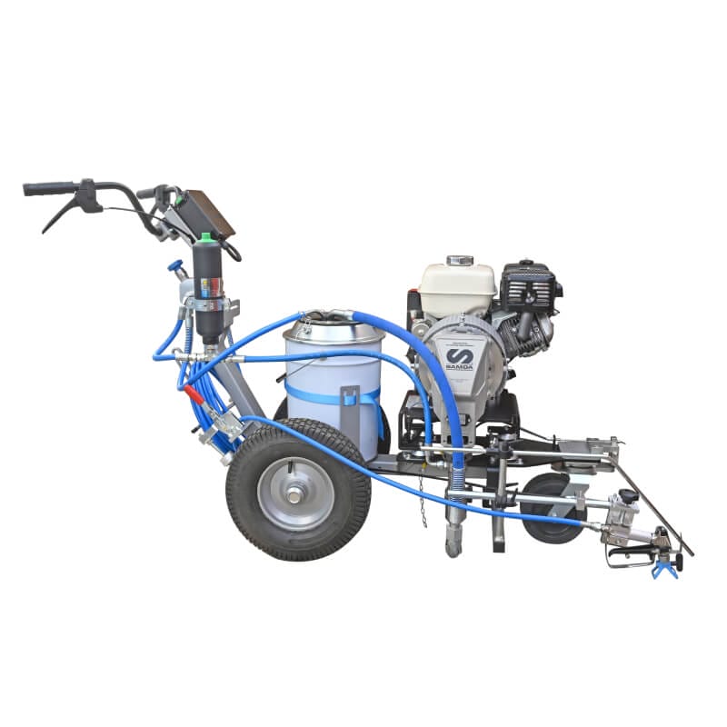 Zeus manual airless piston line marker – Petrol engine | Larius