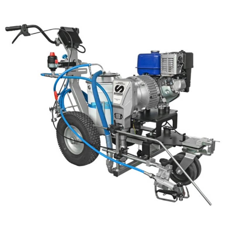 Zeus manual airless piston line marker – Petrol engine | Larius